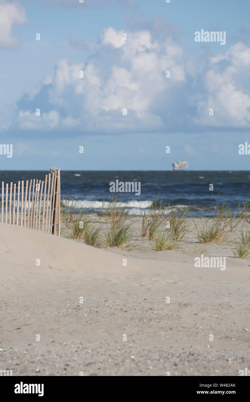 Grand Isle, Louisiana Beach Stock Photo - Alamy