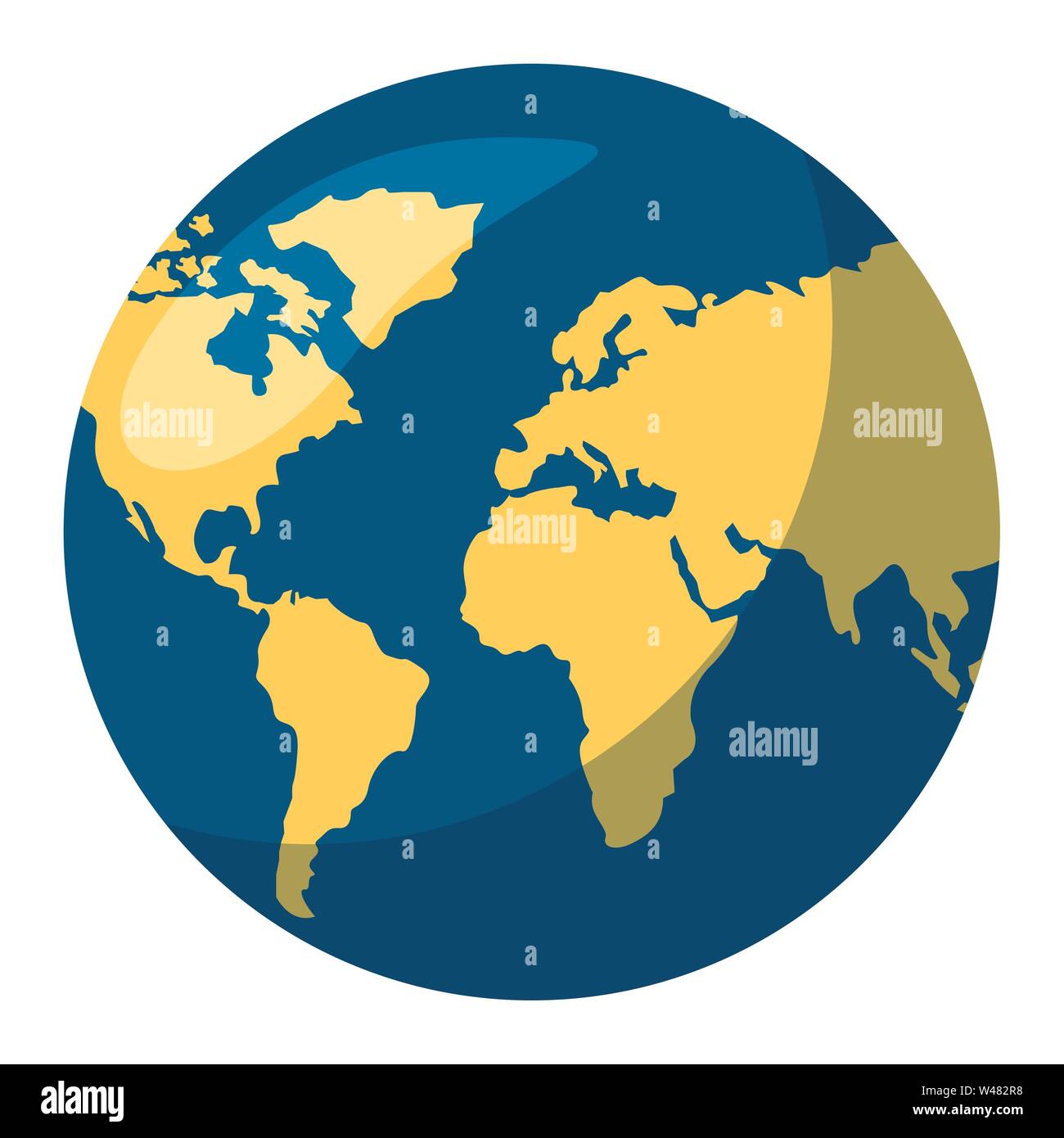 world planet earth isolated icon Stock Vector Image & Art - Alamy