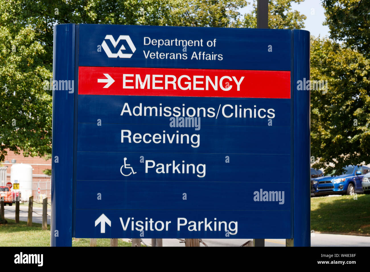 Louisville - Circa July 2019: Veterans Affairs signage and logo. The VA ...