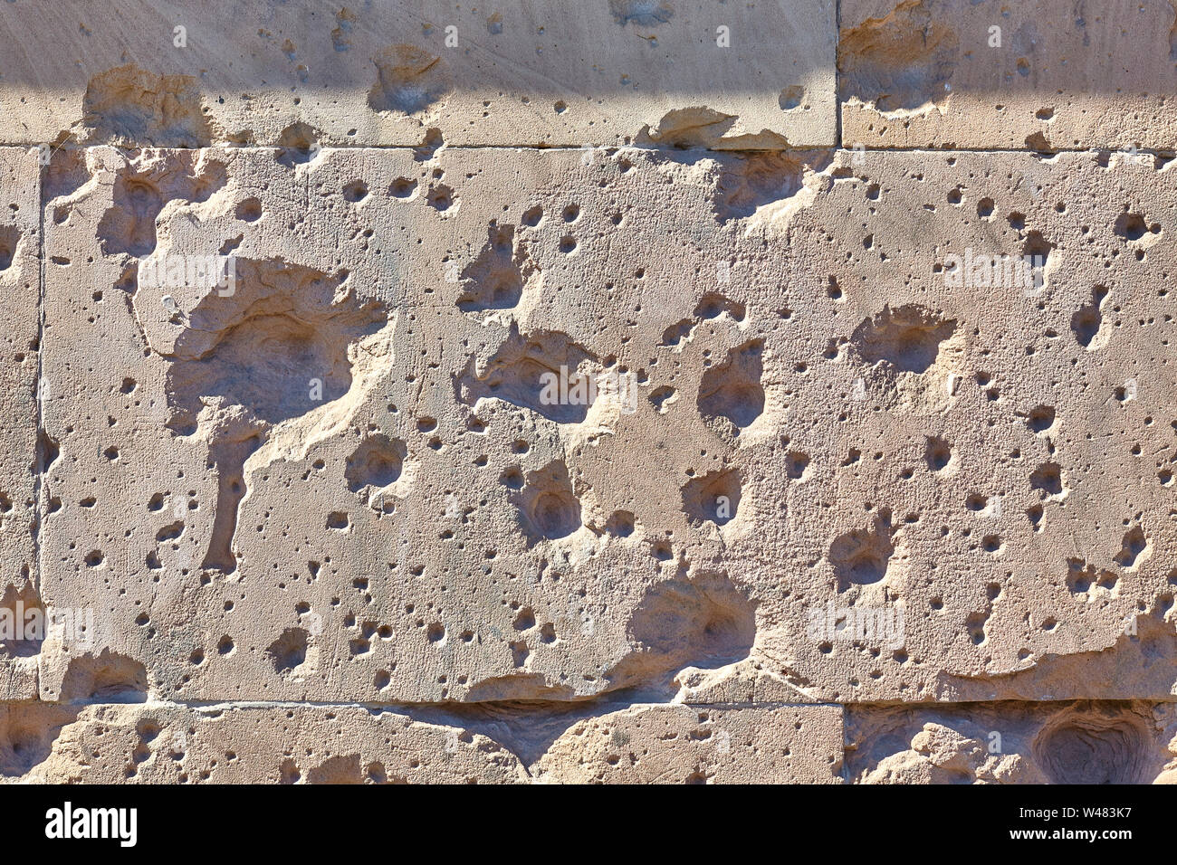 Bullet Hole Concrete