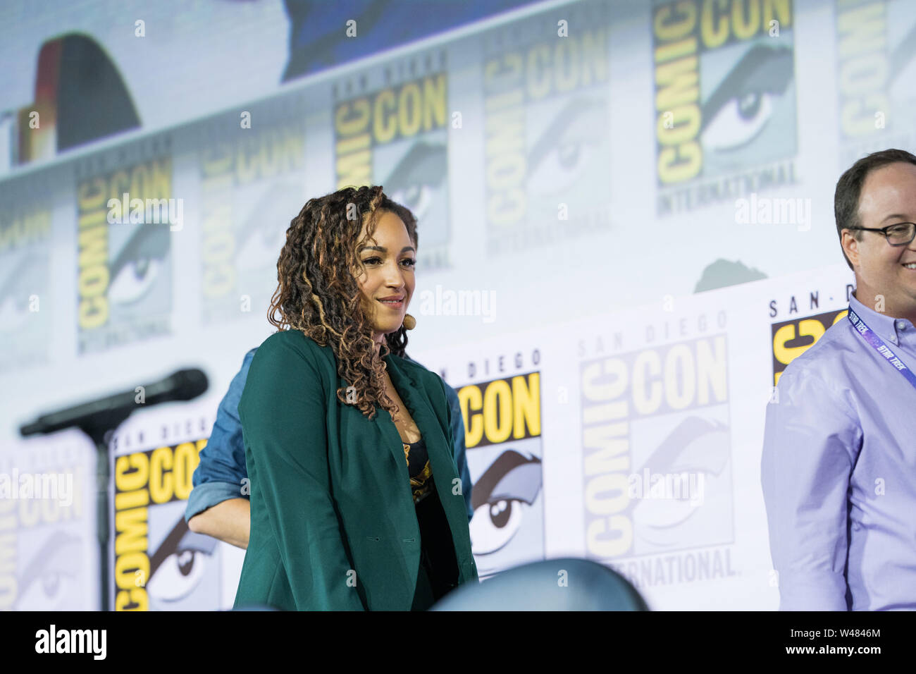 San Diego, Ca. 20th July, 2019. Tawny Newsome at a Star Trek panel ...