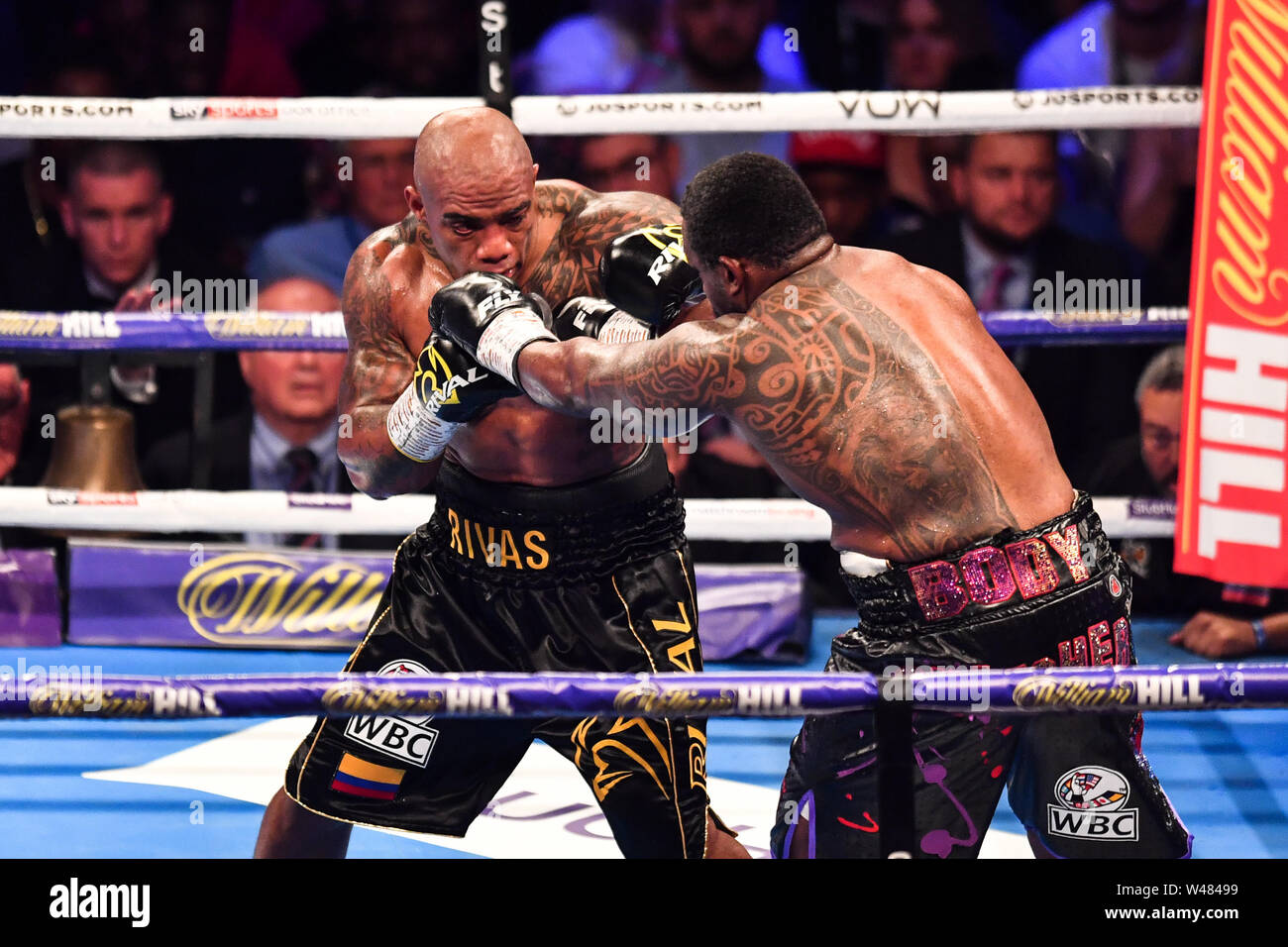 LONDON, United Kingdom. 20th July, 2019. Dillian Whyte vs Oscar Rivas ...