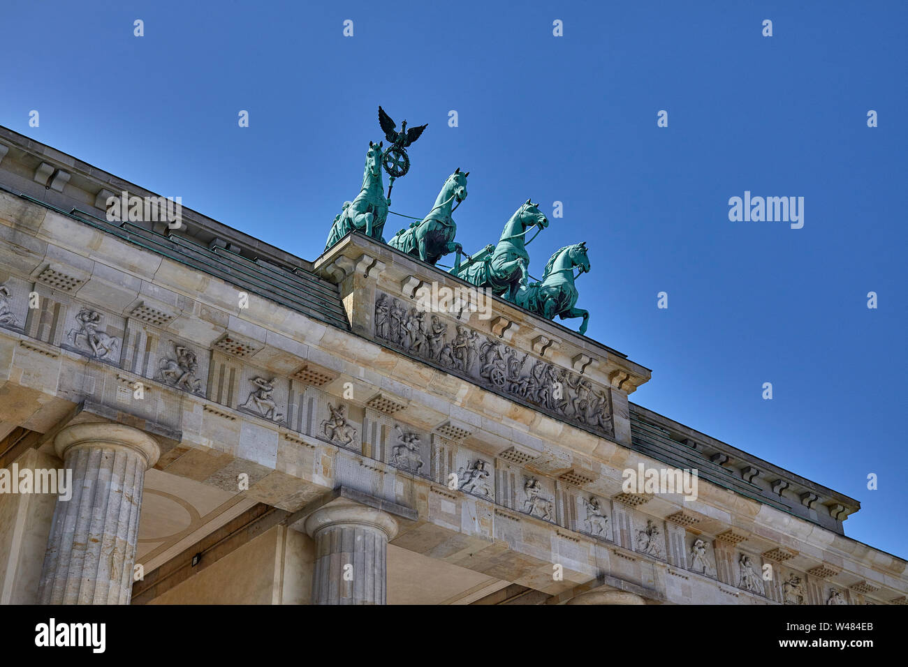 The Brandenburg Gate is an 18th-century neoclassical monument in Berlin ...