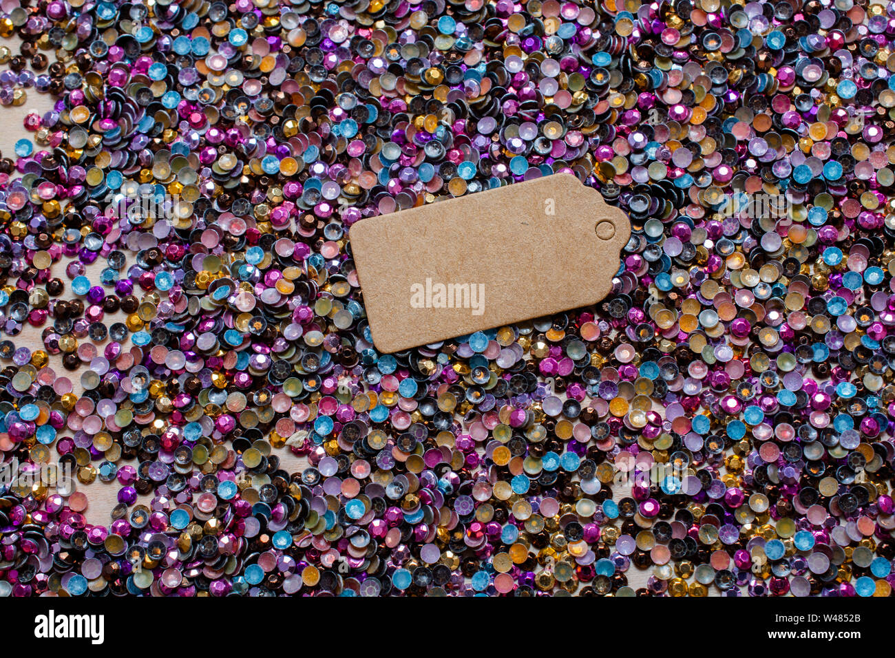 Price tag gift tag sale tag address label etc Stock Photo - Alamy