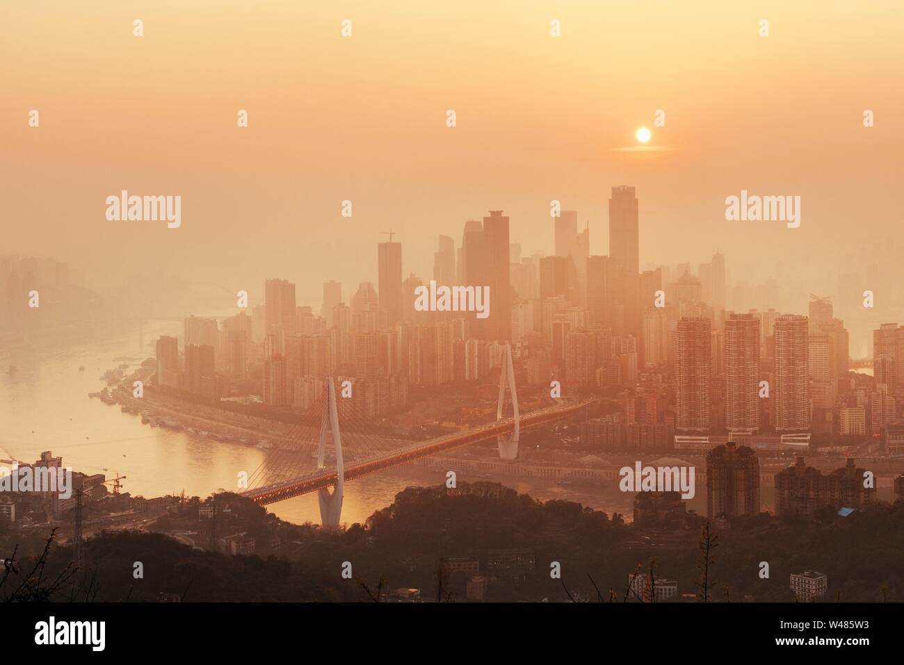 Chongqing urban architecture and city skyline in China Stock Photo - Alamy