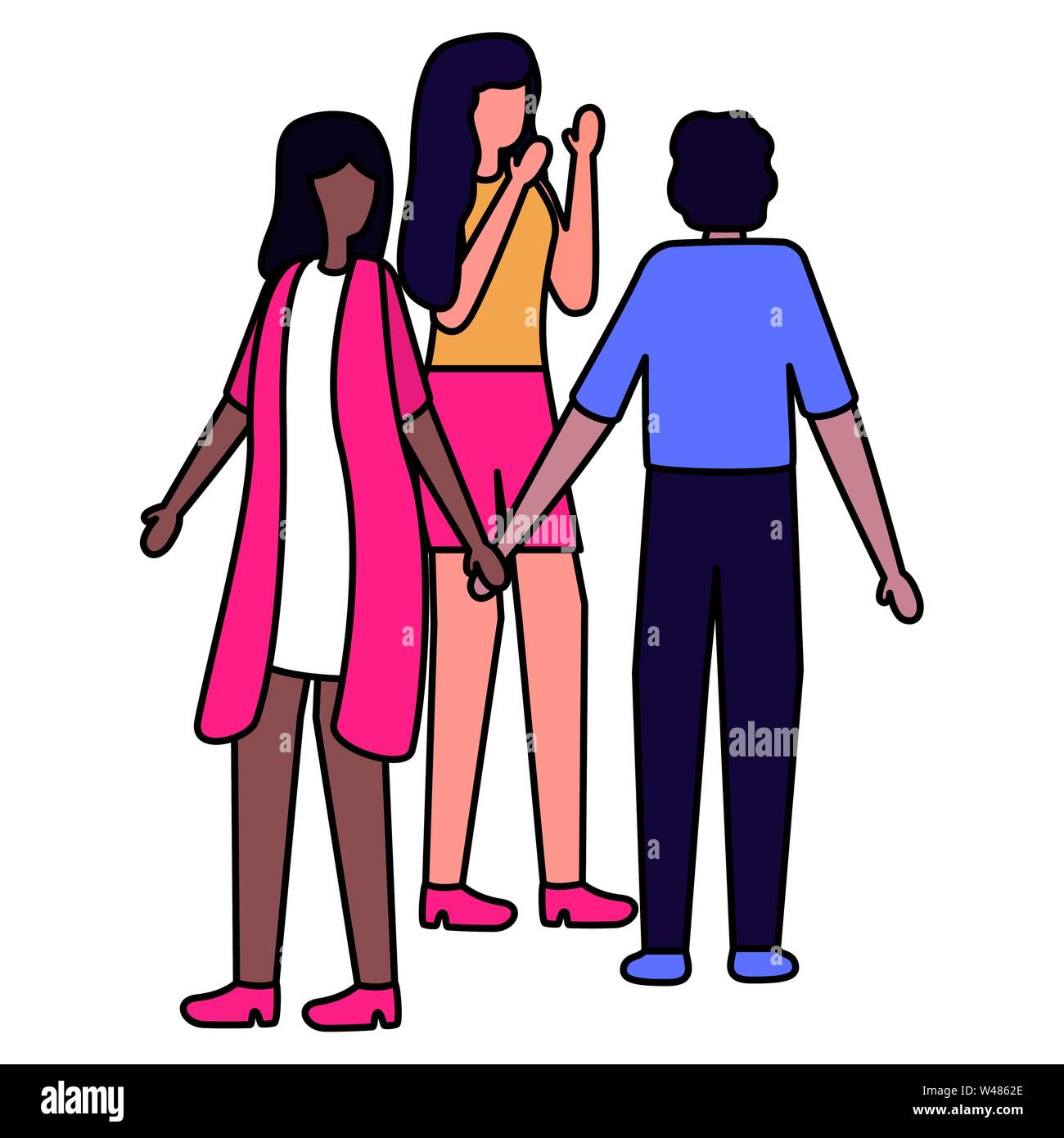 group of people avatars characters Stock Vector Image & Art - Alamy