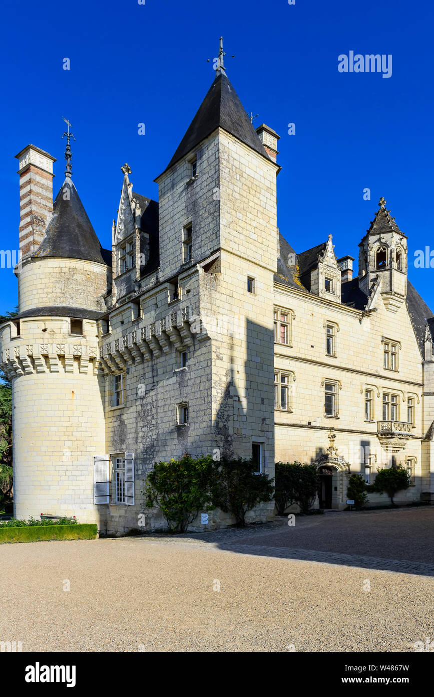 The castle Ussé (Château d'Ussé) is also known as the castle of "The ...