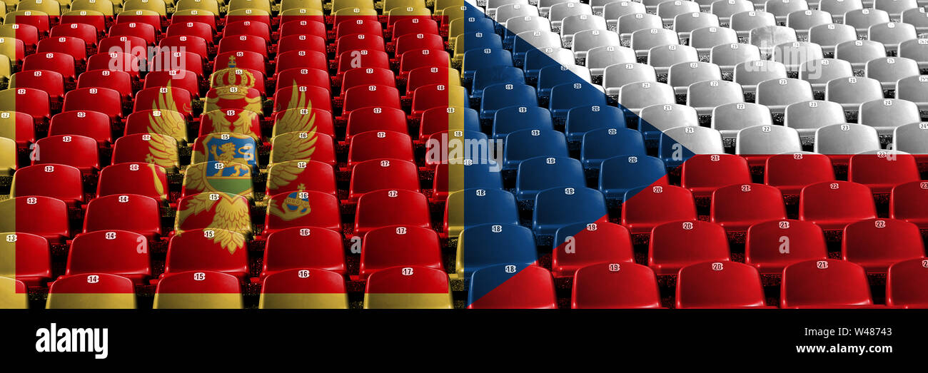 Czech republic montenegro stadium hi-res stock photography and images ...