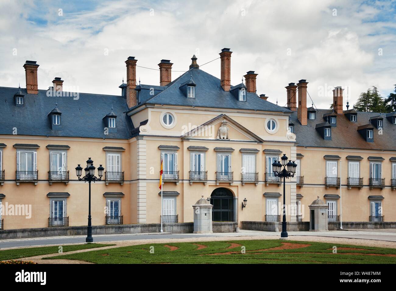 Royal Palace of El Pardo historic building in Madrid, Spain Stock Photo ...