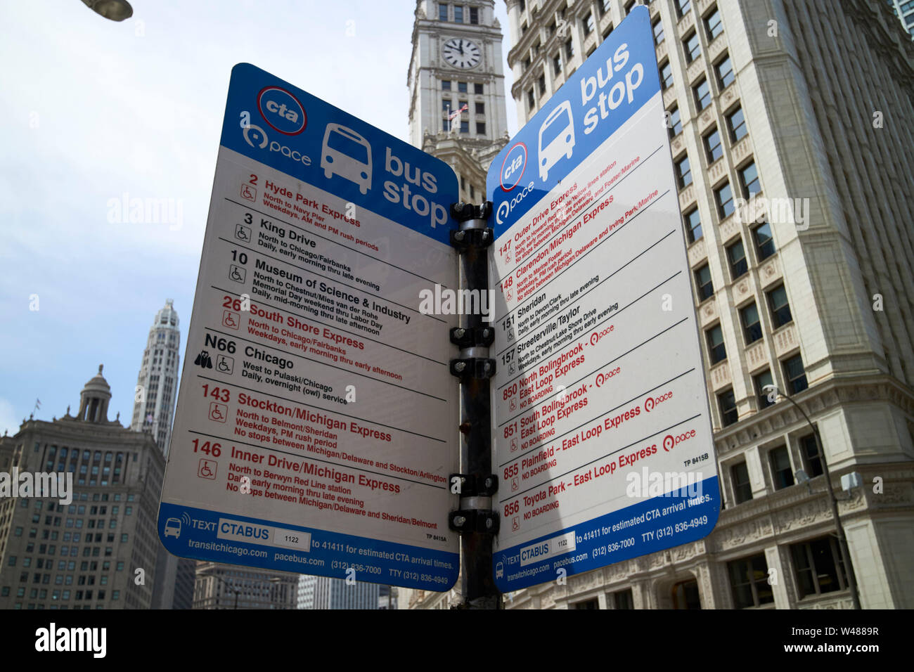Cta bus hi-res stock photography and images - Alamy