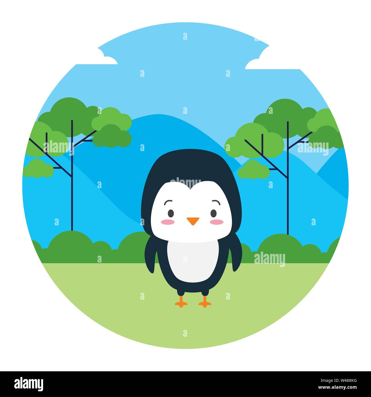 Penguin travel wildlife bird Cut Out Stock Images & Pictures - Alamy