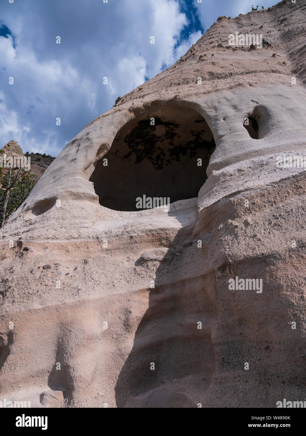 Cavate cave, Kasha-Katuwe Tent Rocks National Monument. New Mexico ...