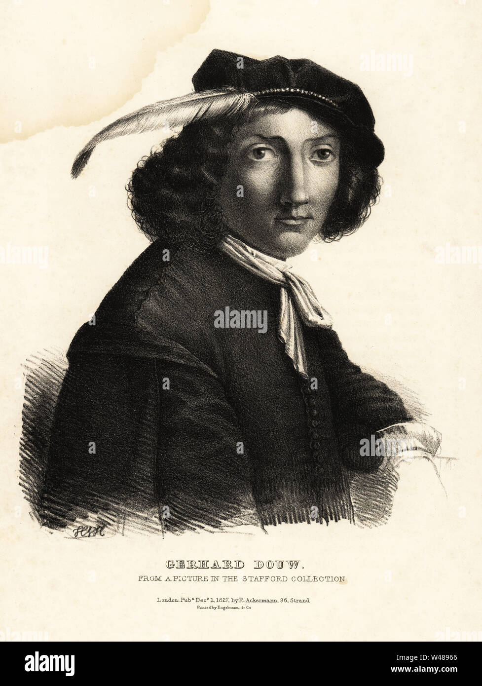 Gerhard Douw or Gerrit Dou, Dutch artist of the Golden Age, 1613–1675 ...