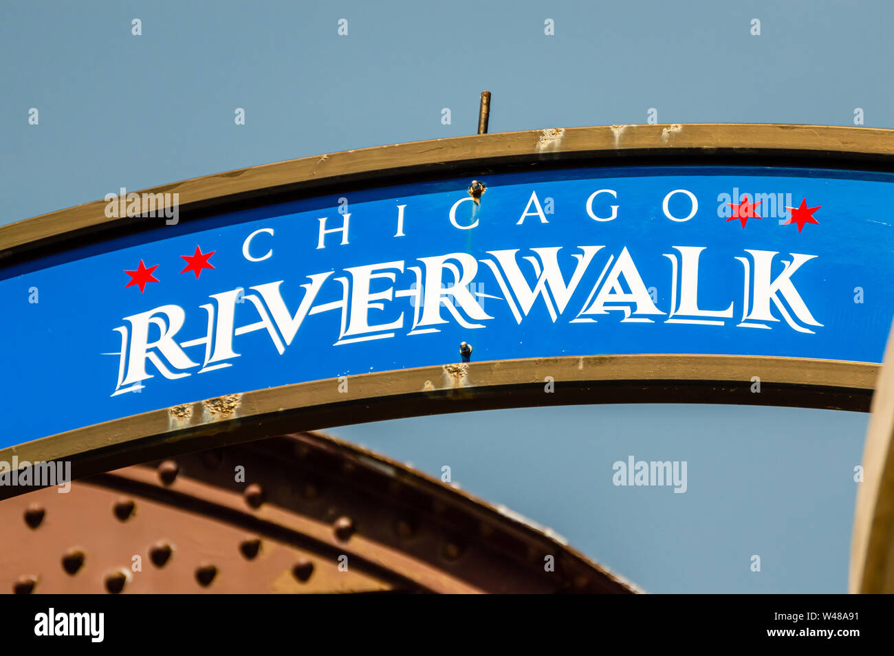 Riverwalk sign hi-res stock photography and images - Alamy