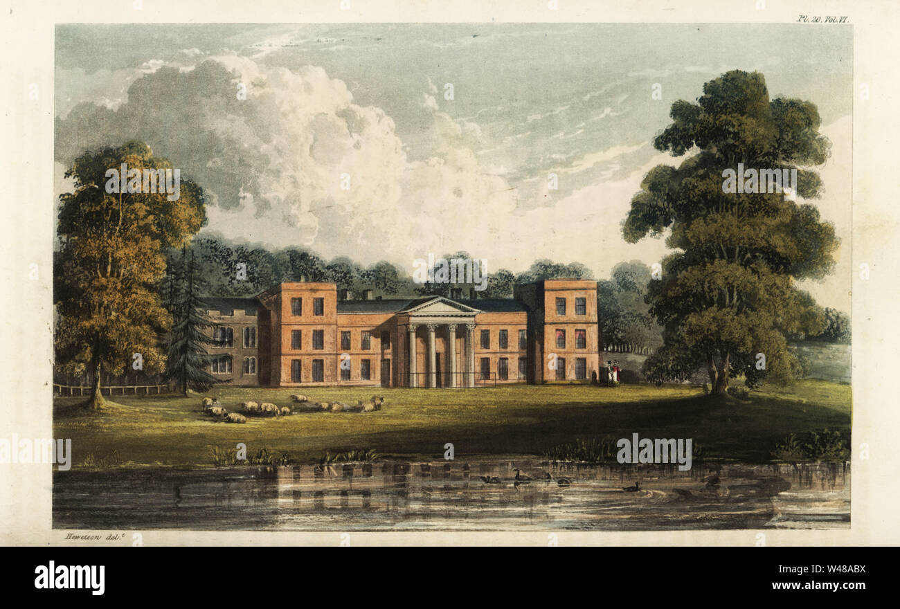 The Vine, Basingstoke, the seat of William John Chute. House reformed ...