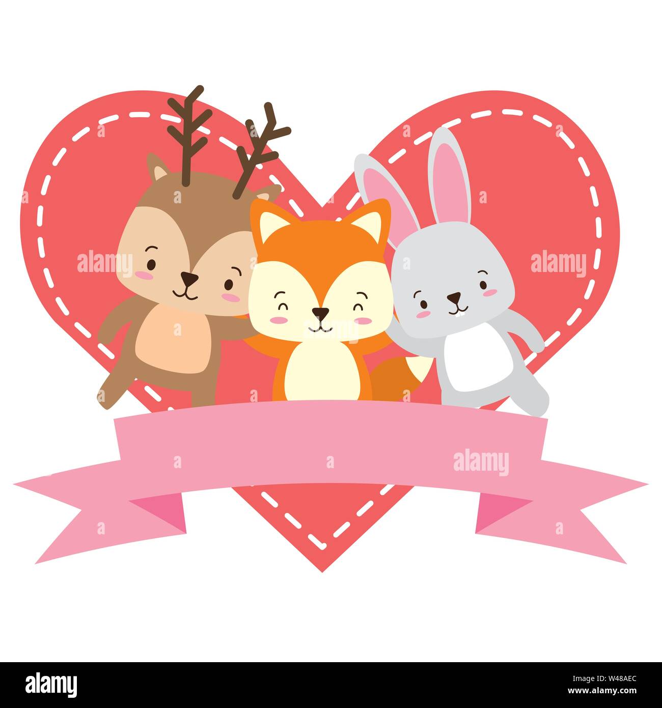 Fox And Rabbit High Resolution Stock Photography and Images - Alamy