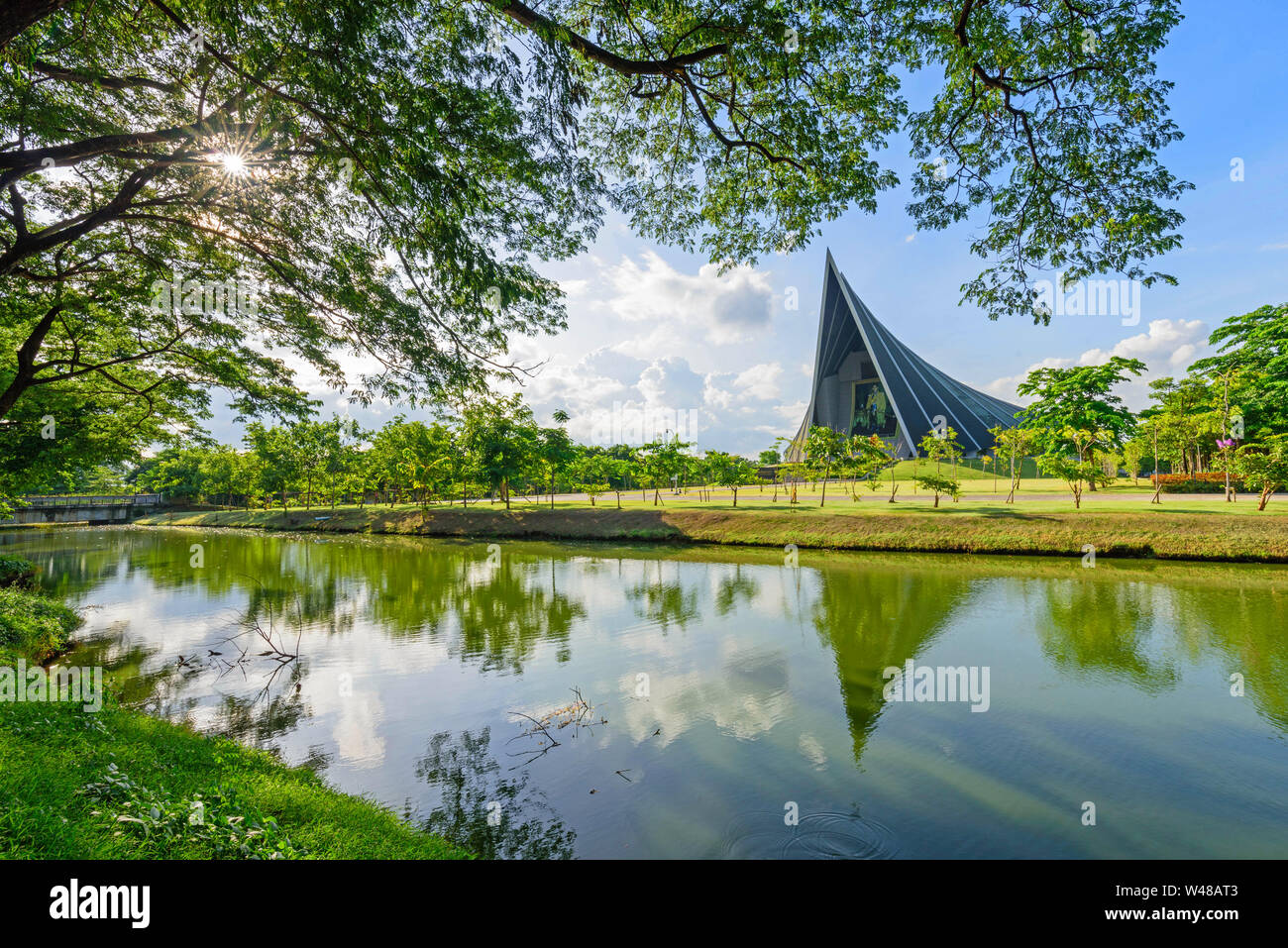 Nakhonpathom , Thailand - 18 Jul, 2019: Prince Mahidol Hall building of ...