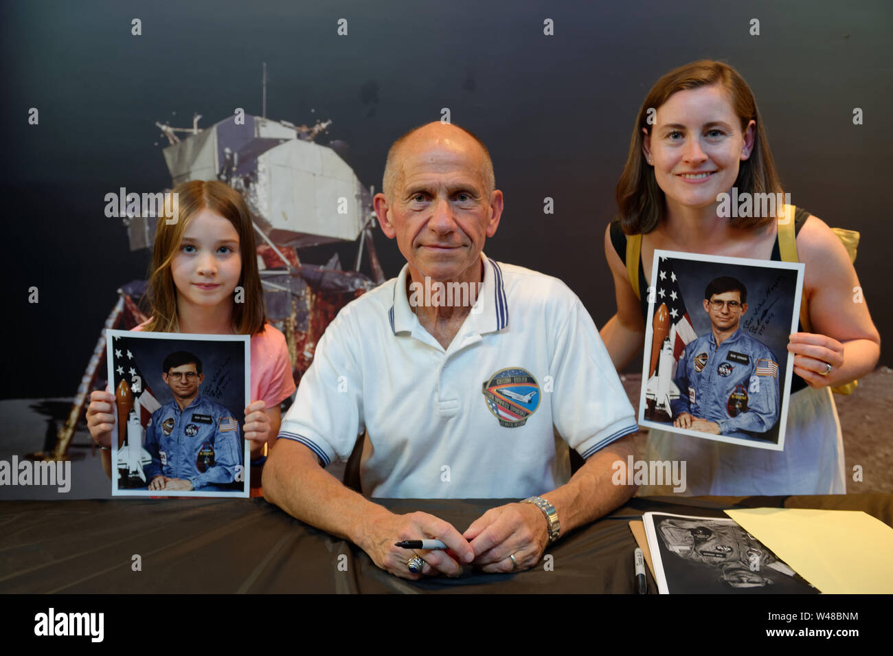 Garden City, New York, USA. 20th July, 2019. At center, NASA Space ...