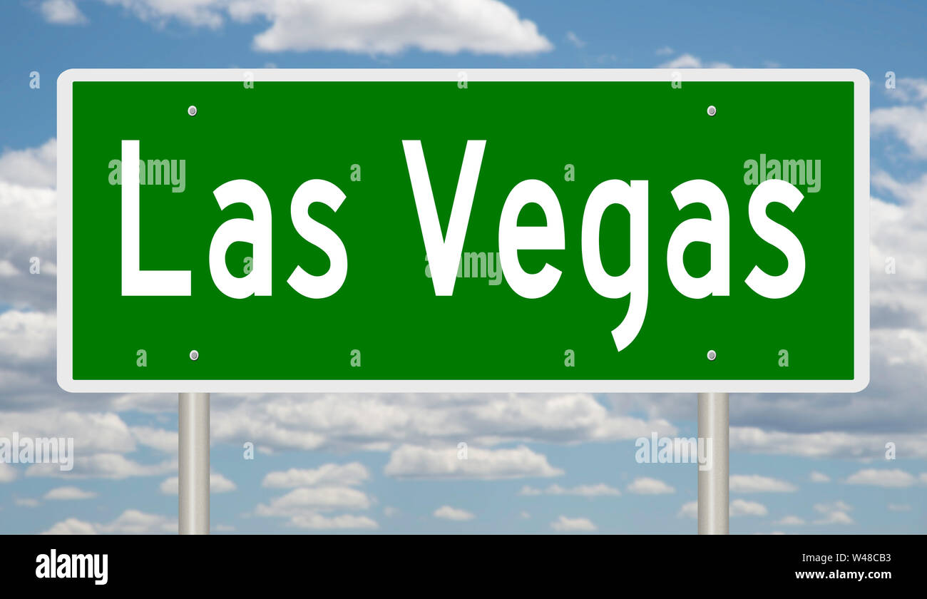 Sign las vegas freeway highway road hi-res stock photography and images ...