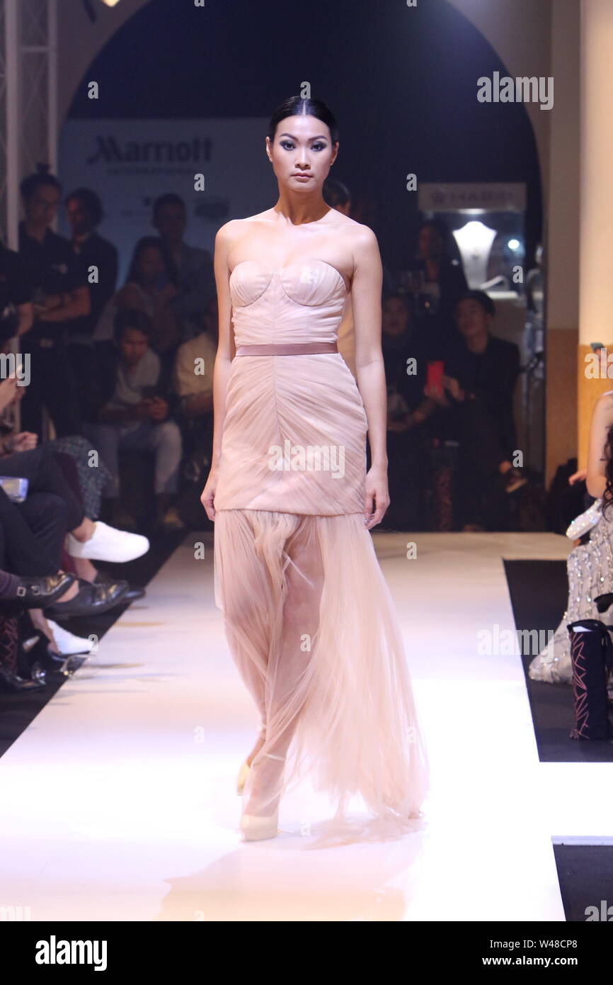 Kuala Lumpur, Malaysia. 11th Apr, 2019. Justin Yap a Malaysian designer ...
