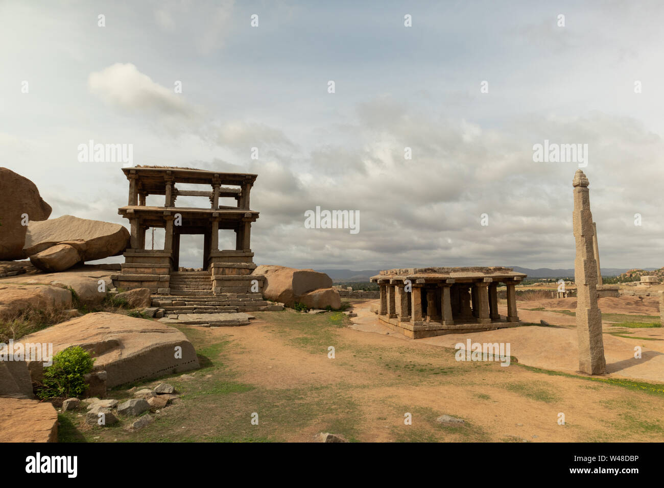 two-storeyed mantapa or double-storeyed gateway in the south west of ...