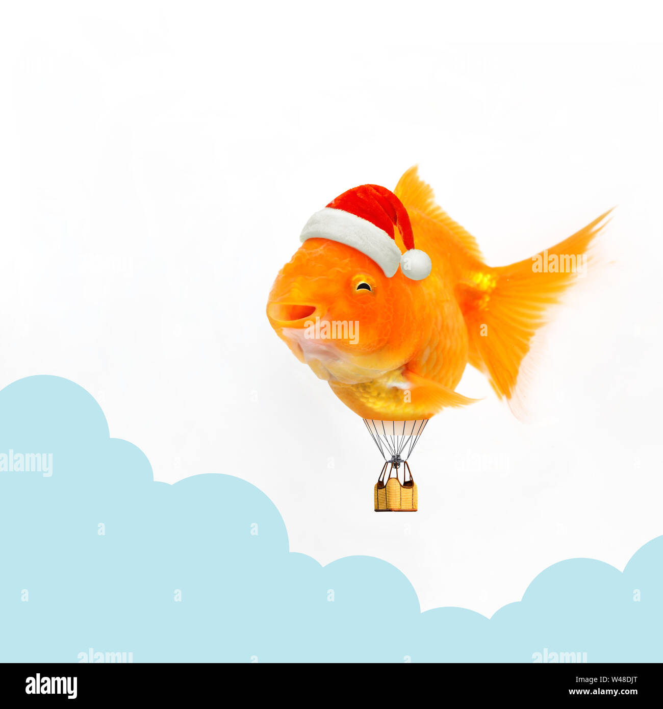 Santa hat floating in tropical hi-res stock photography and images - Alamy