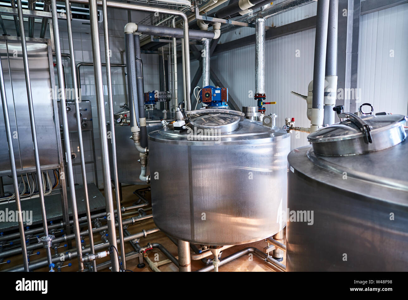 Automated production line milk products hi-res stock photography and ...