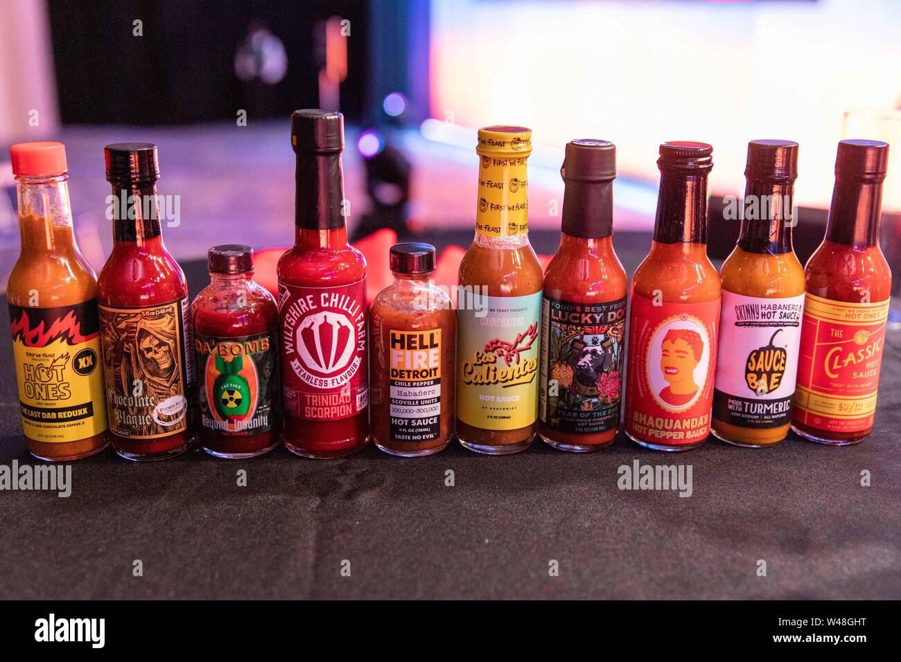 Hot sauces 2019 hi-res stock photography and images - Alamy