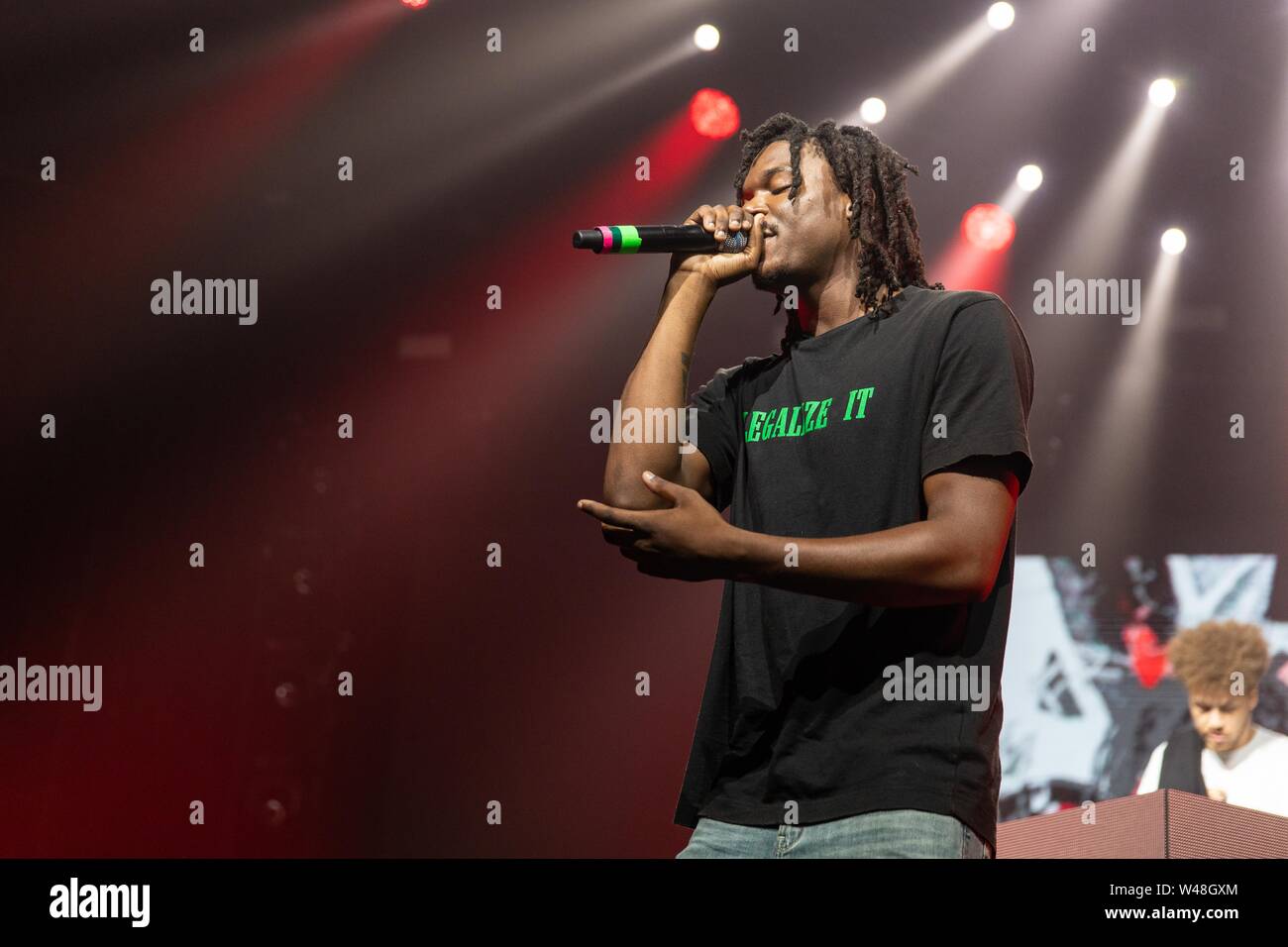 July 20, 2019 - Twin Lakes, Wisconsin, U.S - Rapper LUCKI (LUCKI CAMEL) during ComplexCon at ...