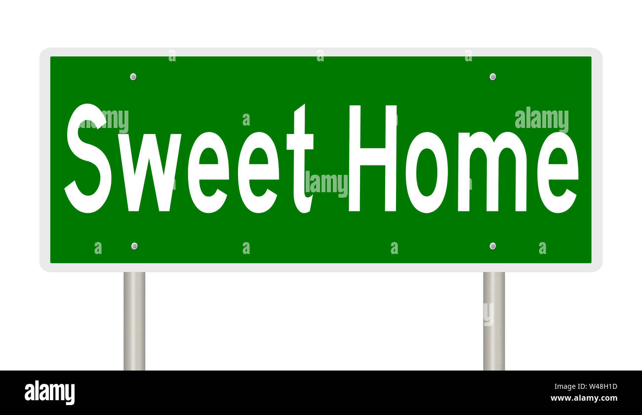 Home next exit sign hi-res stock photography and images - Alamy