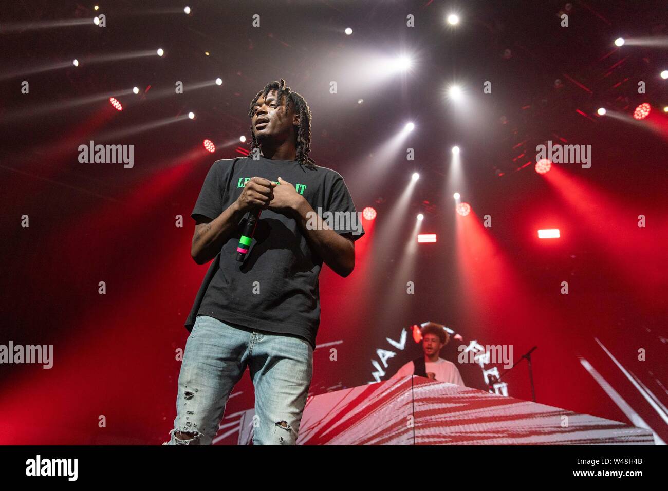 July 20, 2019 - Twin Lakes, Wisconsin, U.S - Rapper LUCKI (LUCKI CAMEL) during ComplexCon at ...