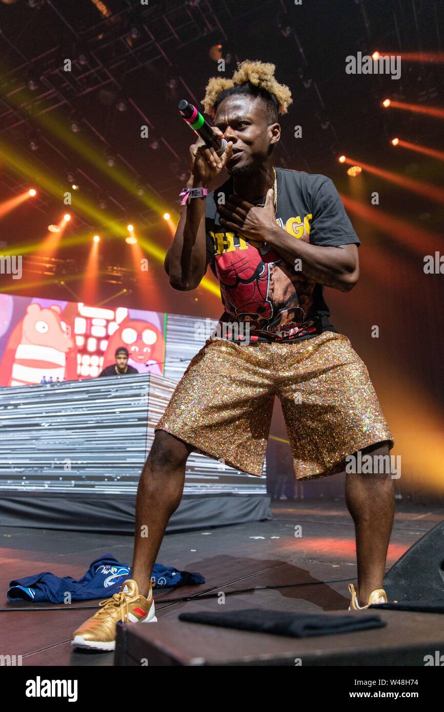 July 20, 2019 - Twin Lakes, Wisconsin, U.S - Rapper TOBI LOU during ComplexCon at McCormick ...