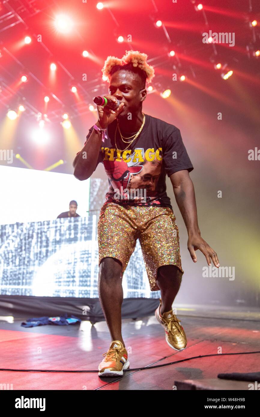 July 20, 2019 - Twin Lakes, Wisconsin, U.S - Rapper TOBI LOU during ComplexCon at McCormick ...