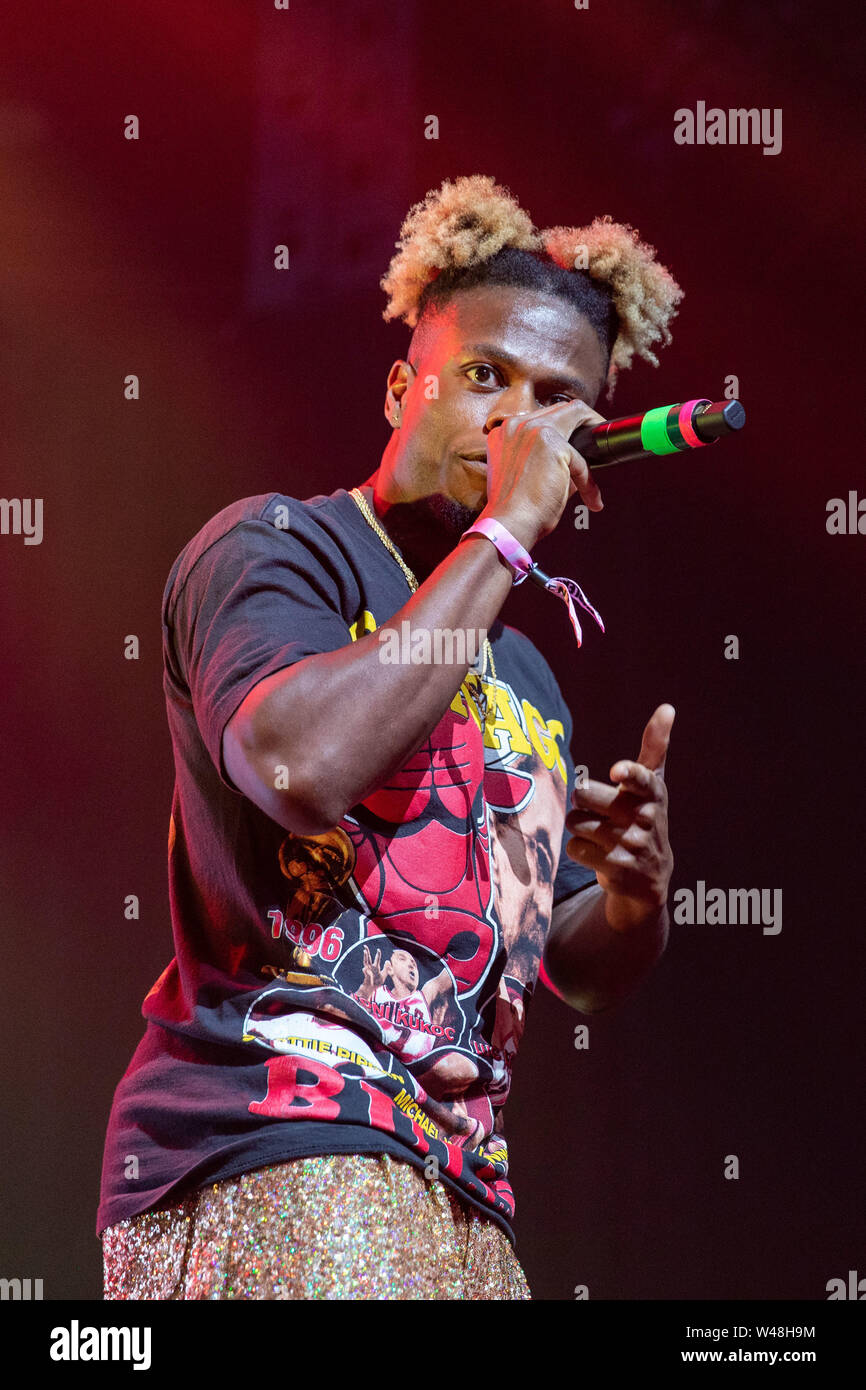 July 20, 2019 - Twin Lakes, Wisconsin, U.S - Rapper TOBI LOU during ComplexCon at McCormick ...