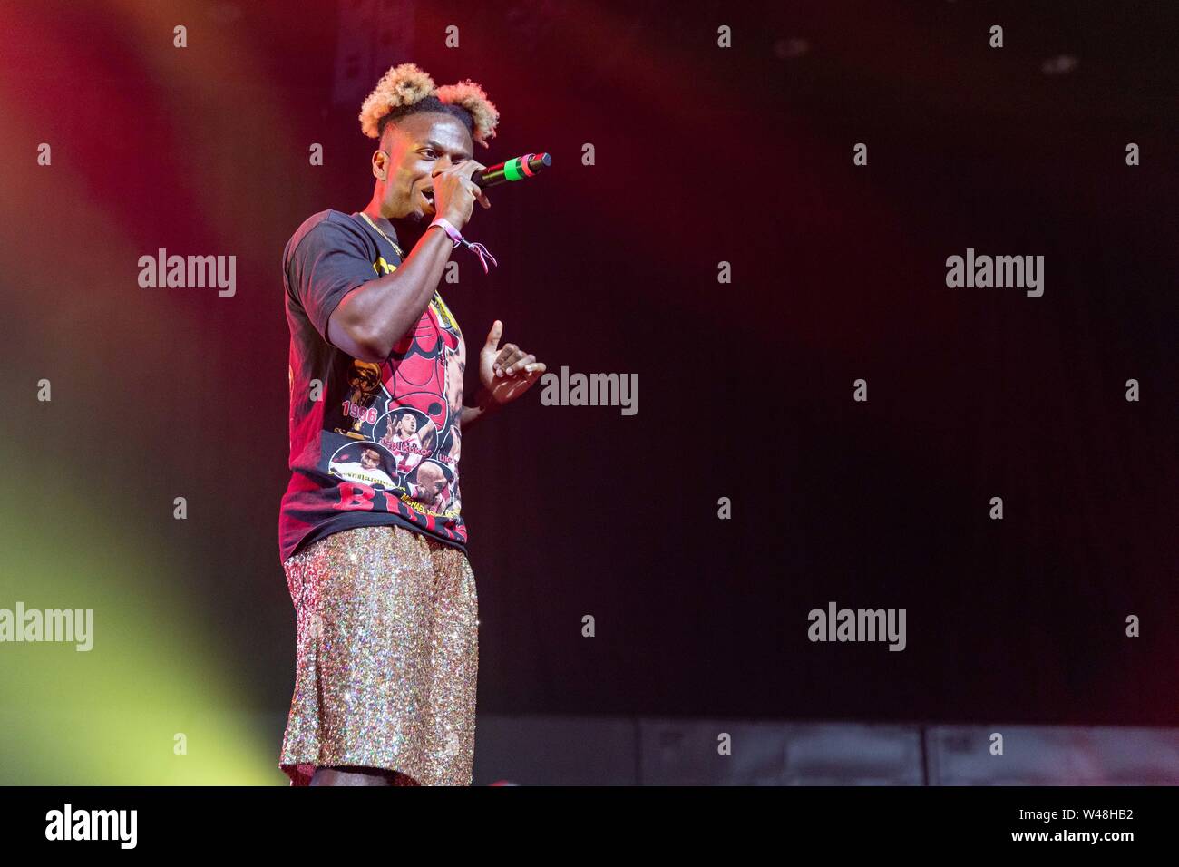 July 20, 2019 - Twin Lakes, Wisconsin, U.S - Rapper TOBI LOU during ComplexCon at McCormick ...