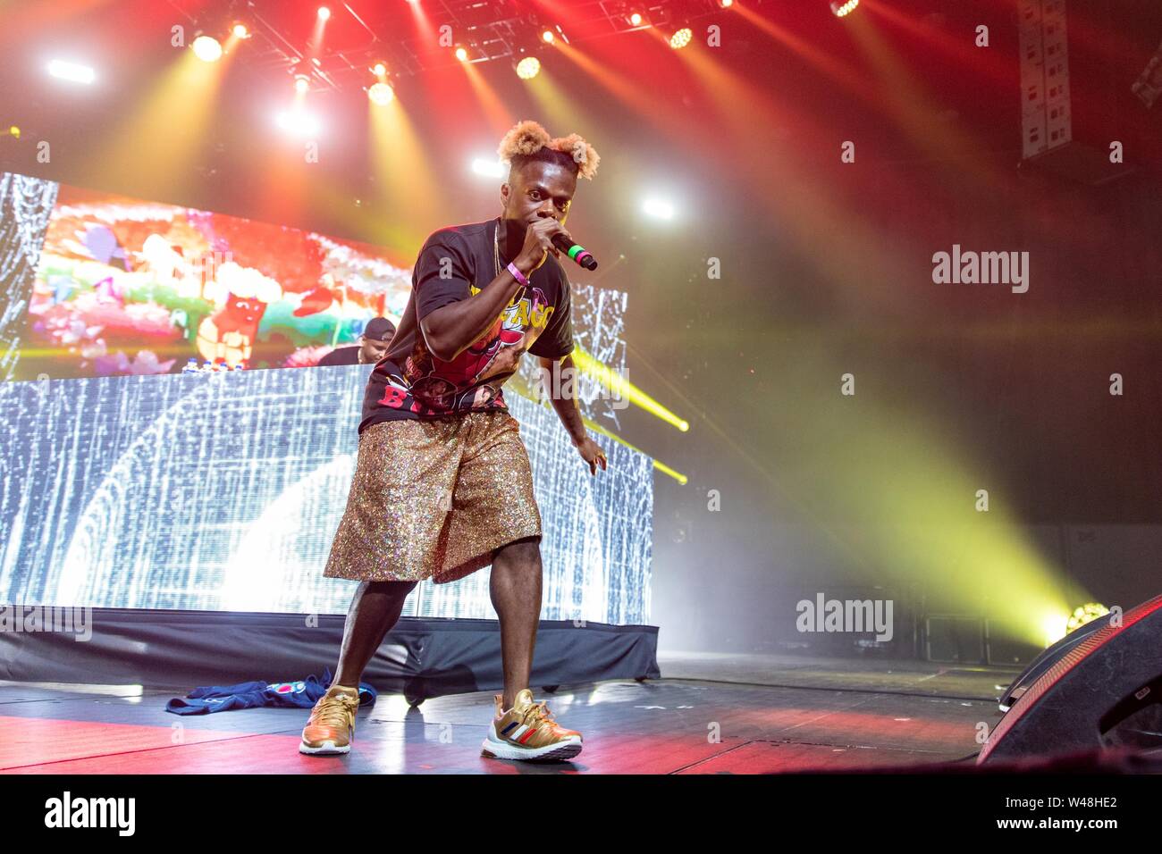 July 20, 2019 - Twin Lakes, Wisconsin, U.S - Rapper TOBI LOU during ComplexCon at McCormick ...