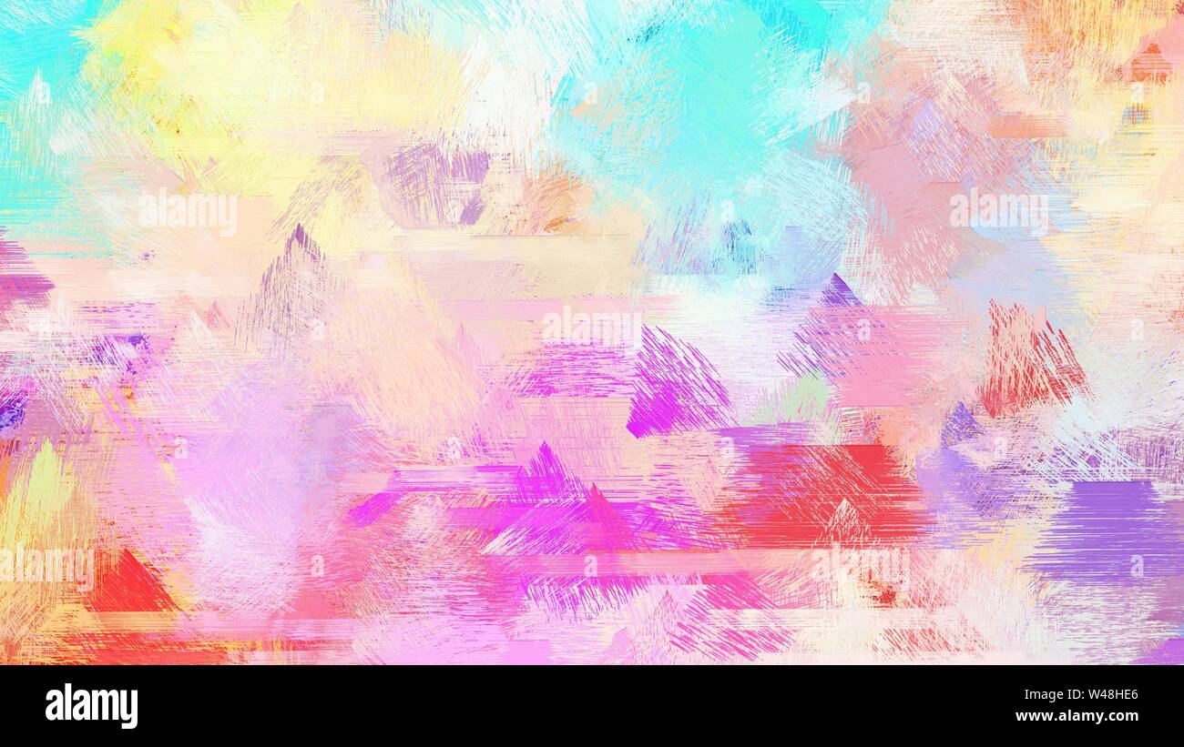 bright brushed painting with light gray, pastel pink and mulberry ...