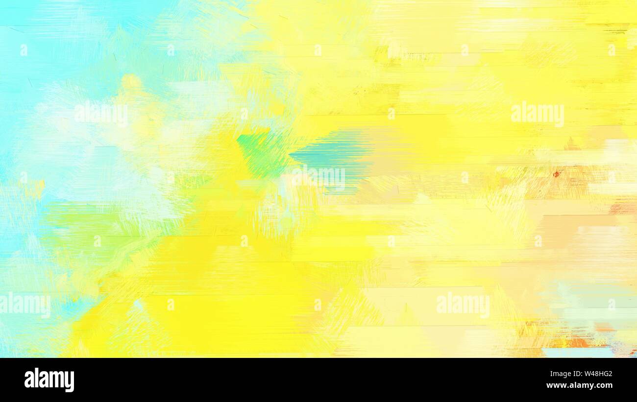 beautiful brushed khaki, pale turquoise and yellow color background ...