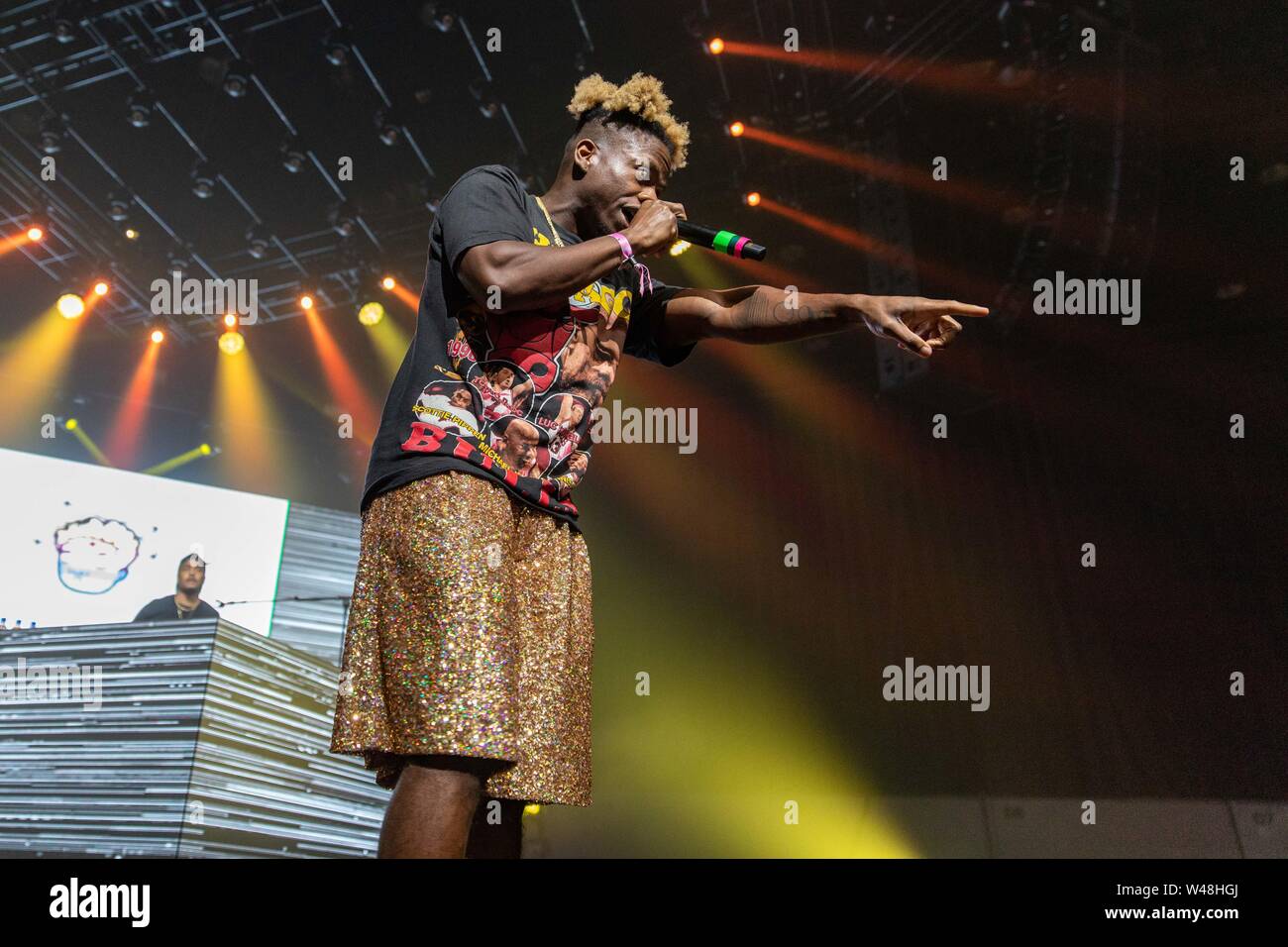 July 20, 2019 - Twin Lakes, Wisconsin, U.S - Rapper TOBI LOU during ComplexCon at McCormick ...