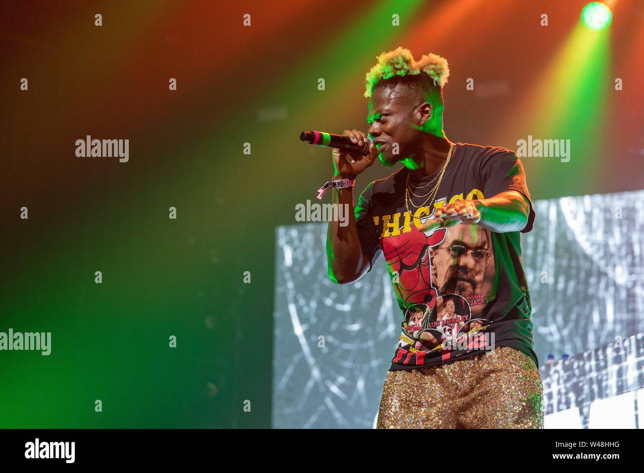 July 20, 2019 - Twin Lakes, Wisconsin, U.S - Rapper TOBI LOU during ComplexCon at McCormick ...