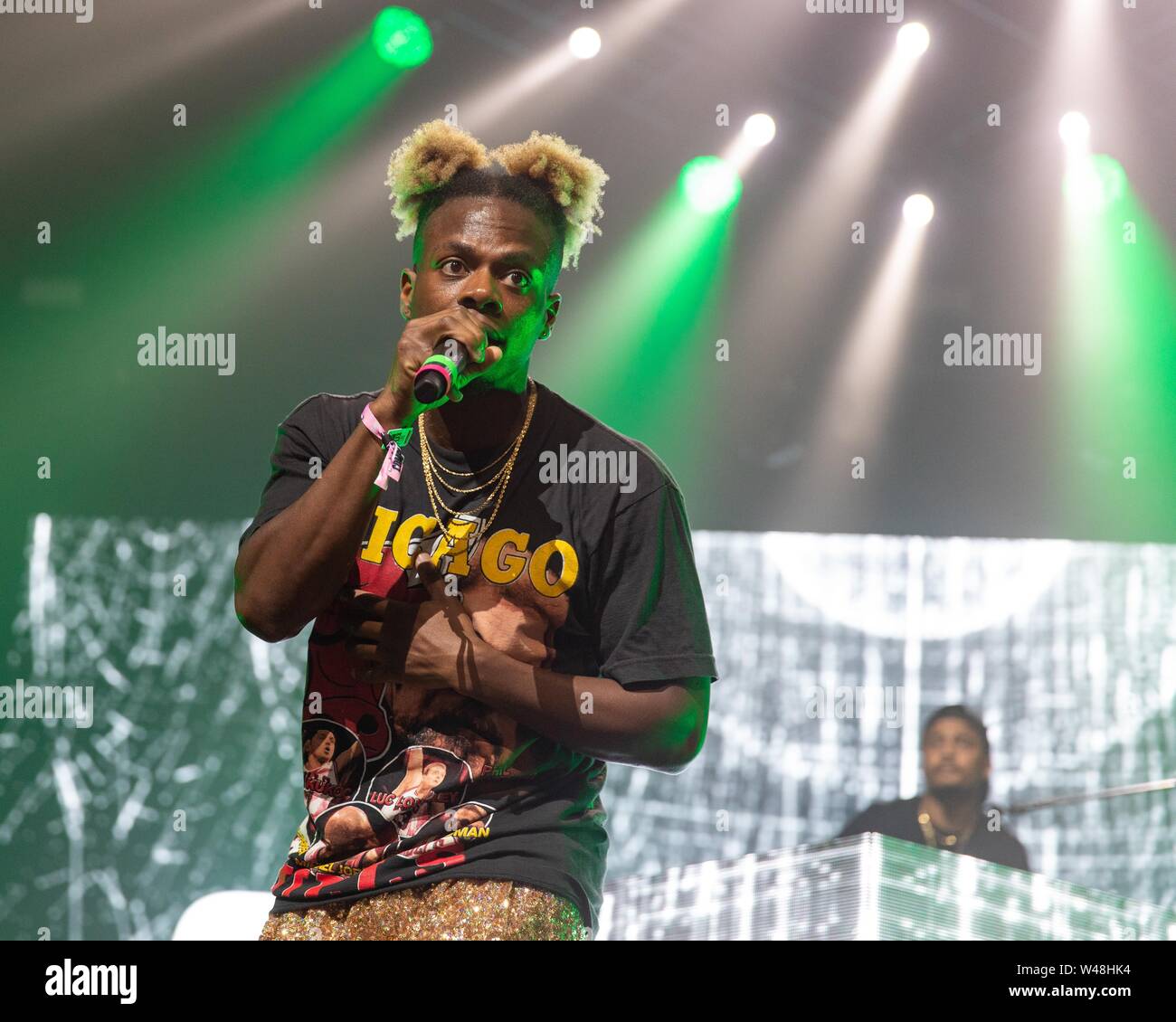 July 20, 2019 - Twin Lakes, Wisconsin, U.S - Rapper TOBI LOU during ComplexCon at McCormick ...