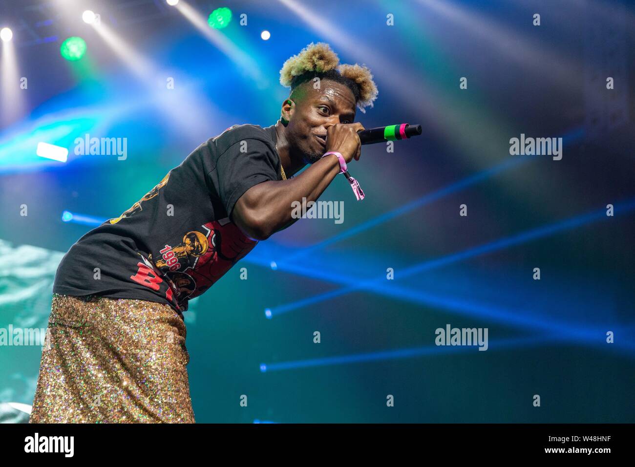 July 20, 2019 - Twin Lakes, Wisconsin, U.S - Rapper TOBI LOU during ComplexCon at McCormick ...