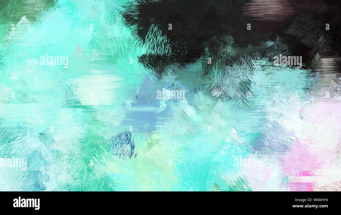 artistic illustration painting with sky blue, very dark blue and powder ...