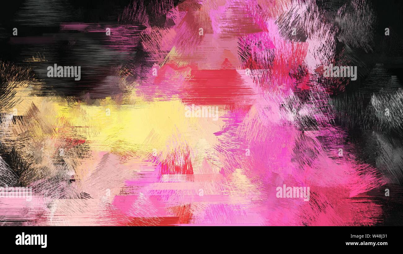 very dark pink, pale violet red and moderate pink color brushed ...