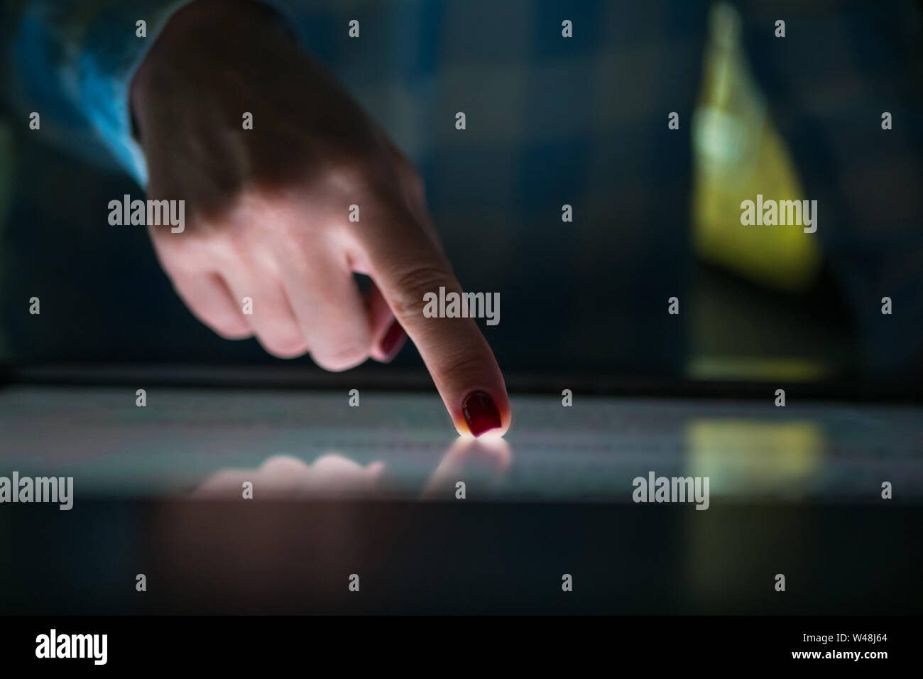Interactive touchscreen display hi-res stock photography and images - Alamy