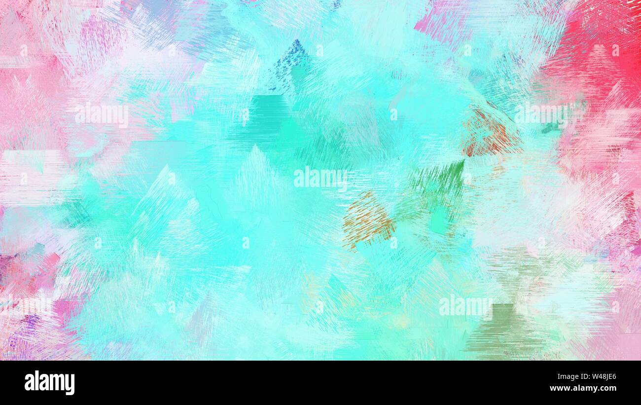 powder blue, pale turquoise and turquoise color brushed painting. use ...