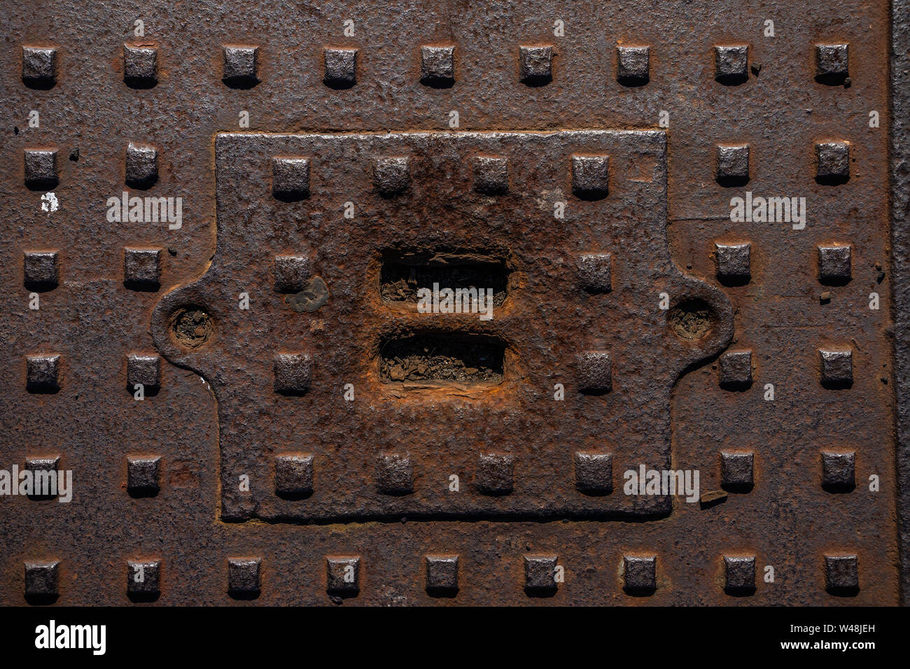 Rusted steel plate texture background graphic asset Stock Photo - Alamy