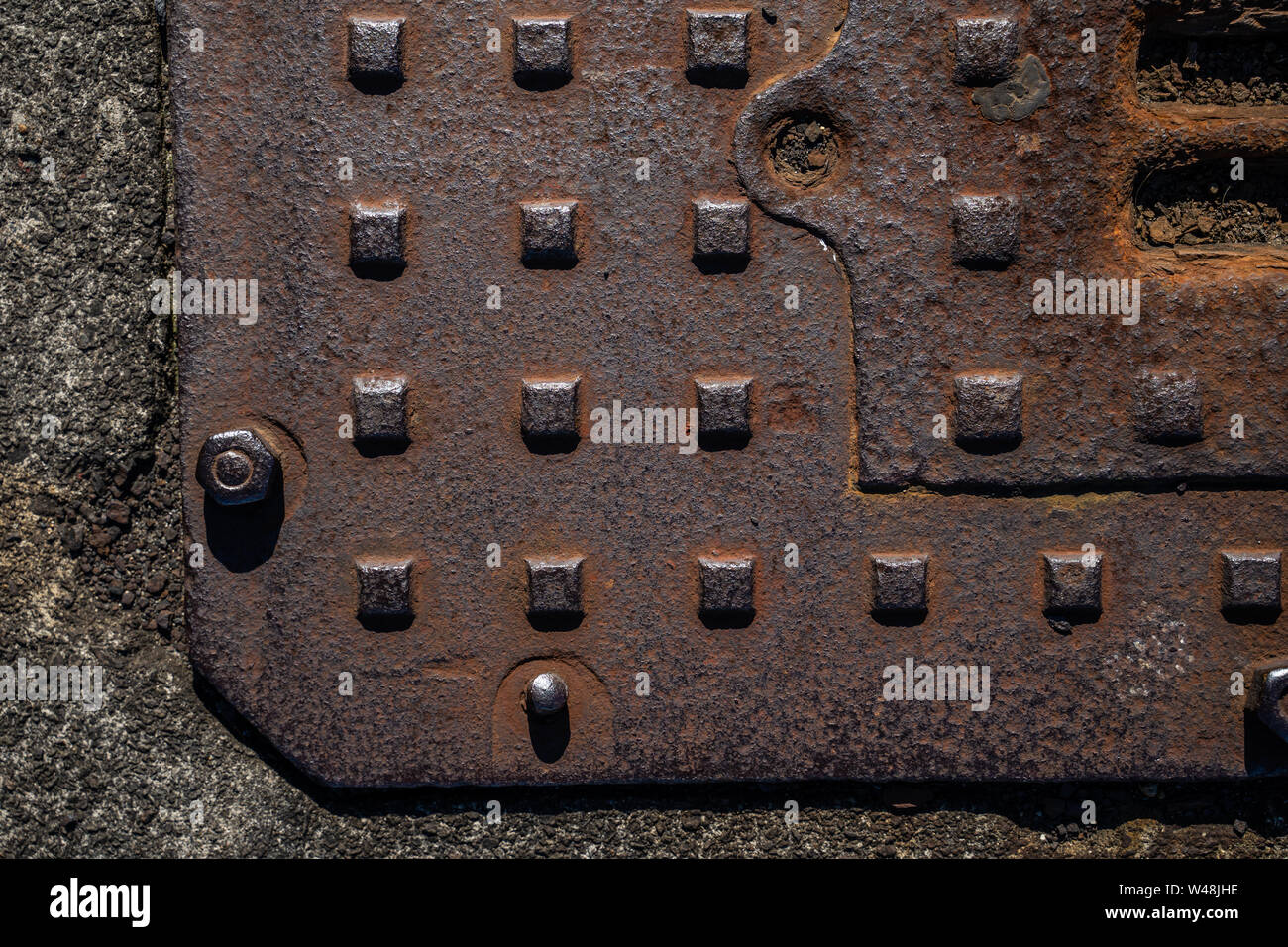 Rusted steel plate texture background graphic asset Stock Photo - Alamy