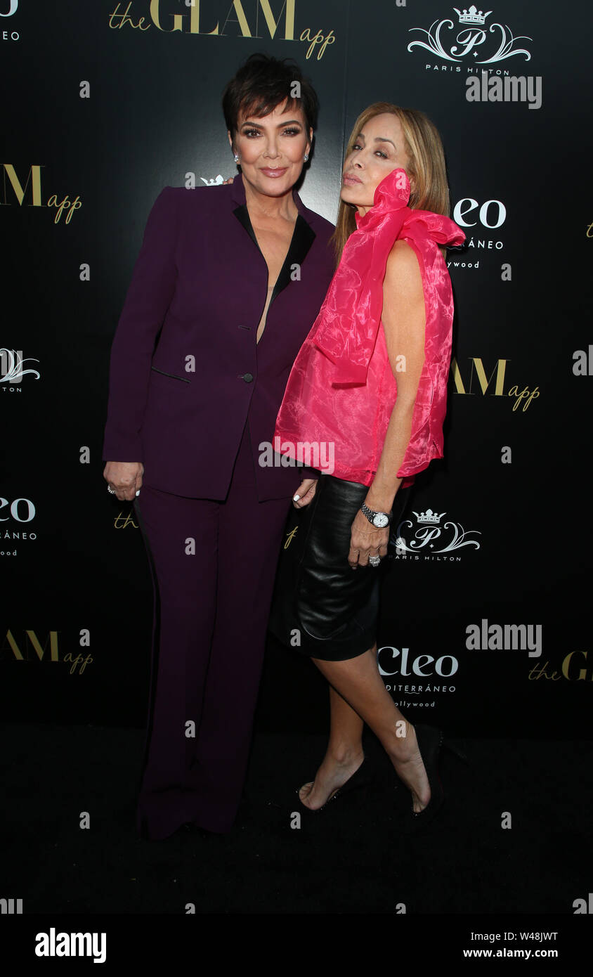 The Glam App Celebration Event Featuring: Kris Jenner, Faye Resnick ...