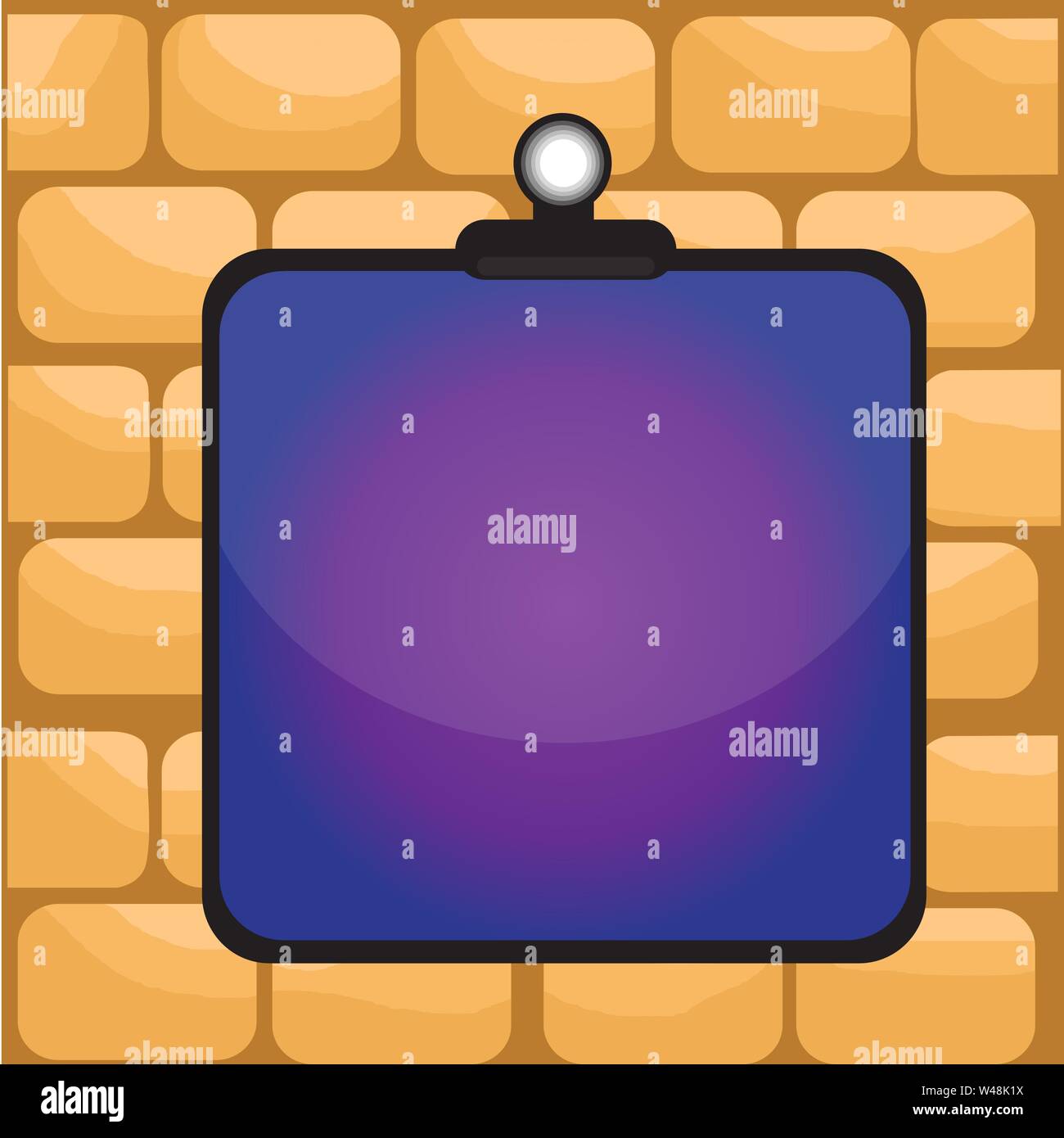 Clipboard colorful background spring clip stuck bind empty plank frame ...